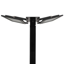 support-projecteur-pour-mat-poteau-droit-candelabre-eclairage-public-noir