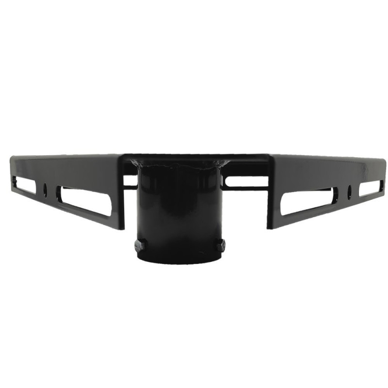 support-projecteur-pour-mat-poteau-droit-candelabre-eclairage-public-noir