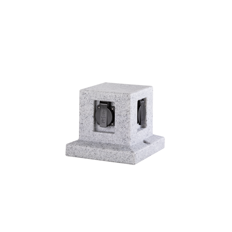 TRIO Gartensteckdose extérieur gris GARDEN SOCKET - Pas cher